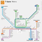 Oslo Metro - Streckenplan, Fahrkarten und Tarife