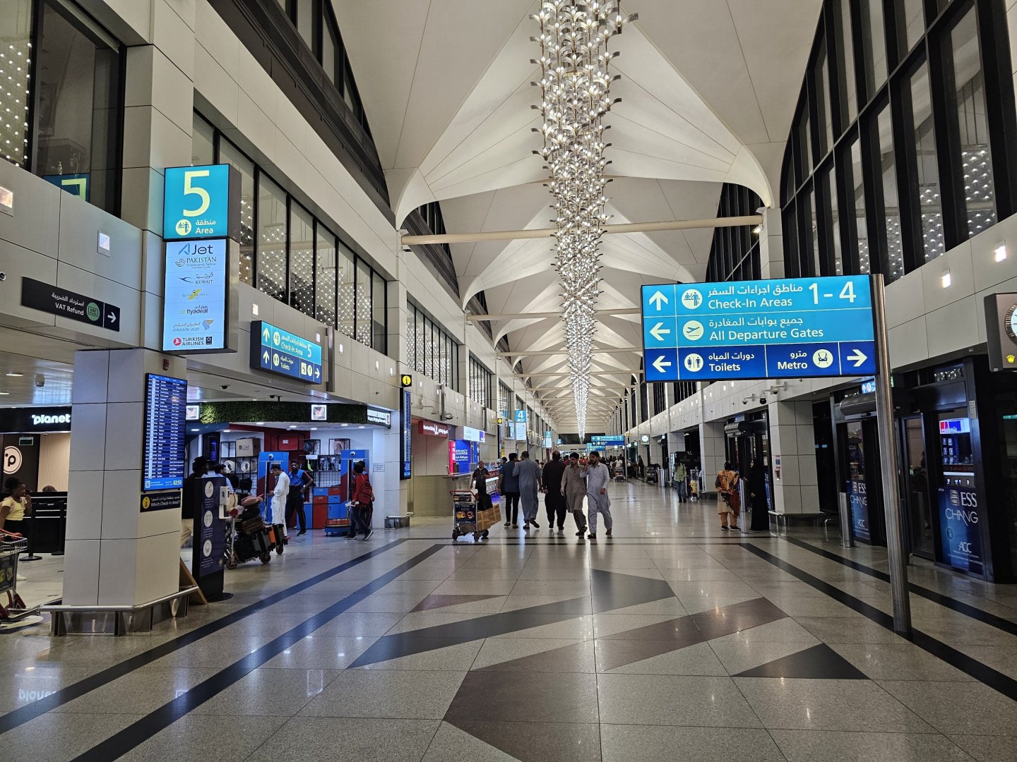 Umsteigen und Terminals am Flughafen Dubai (DXB)