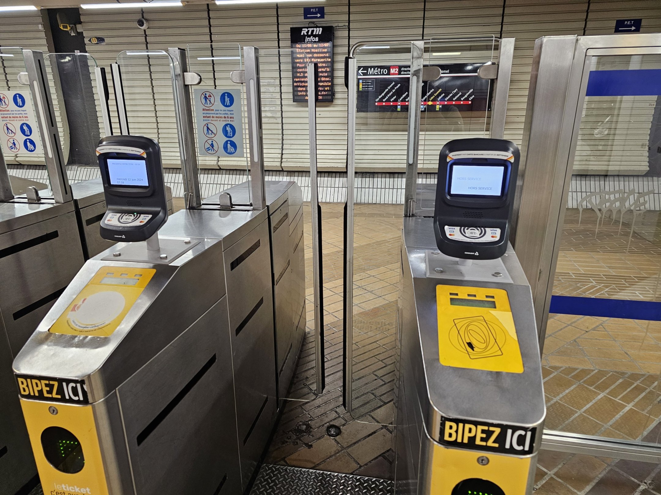 Marseille Metro - Streckenplan, Fahrkarten und Tarife